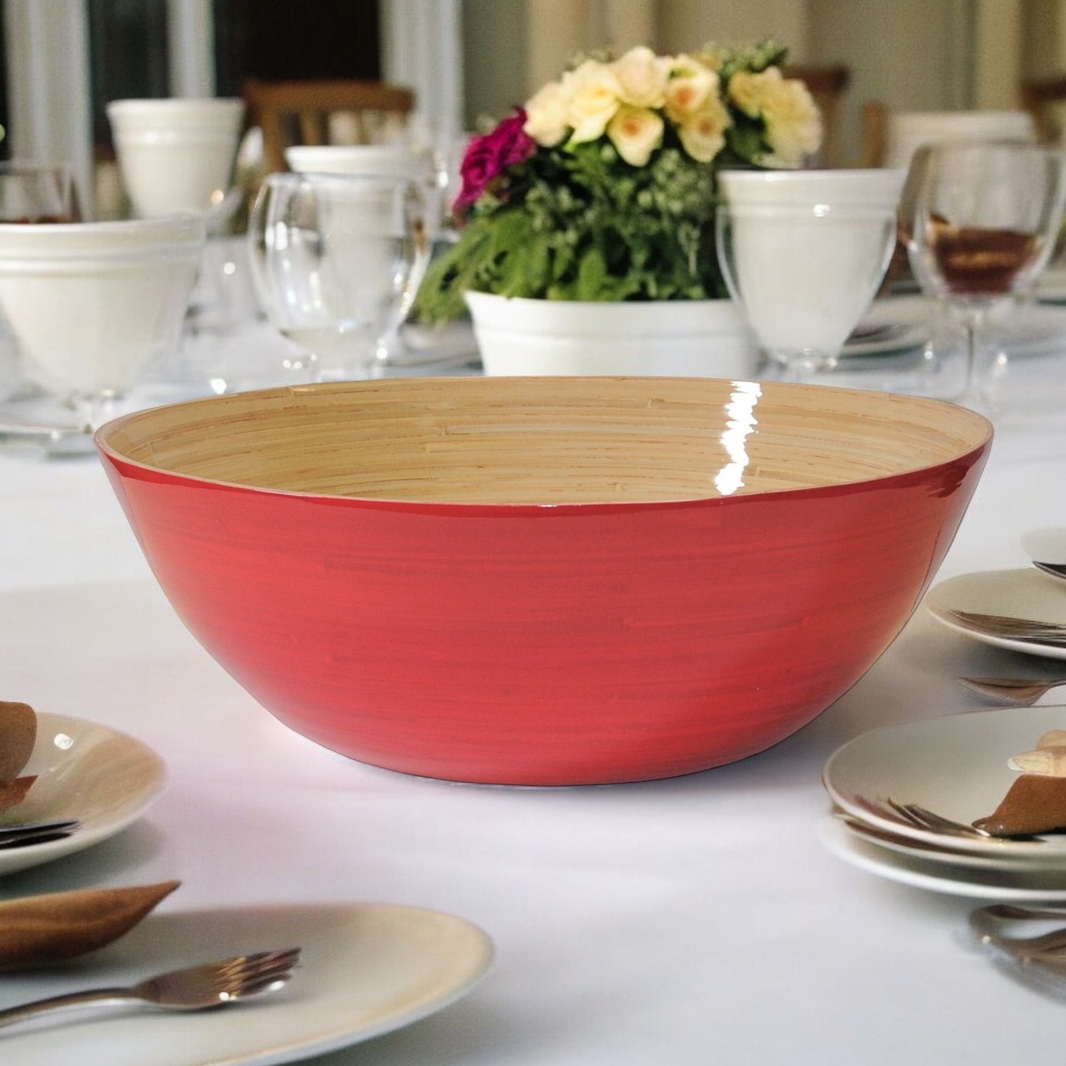 Bamboo Bowls & Servers – albert L. (punkt) USA